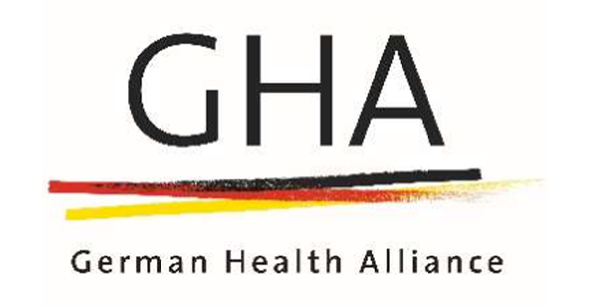 German Health Alliance GHA with large collective stand at the Arab ...
